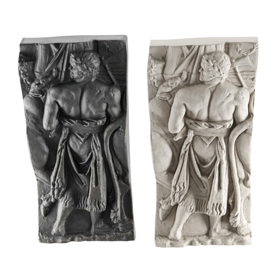 3D Model Classic Greek Man Relief - TurboSquid 2198370