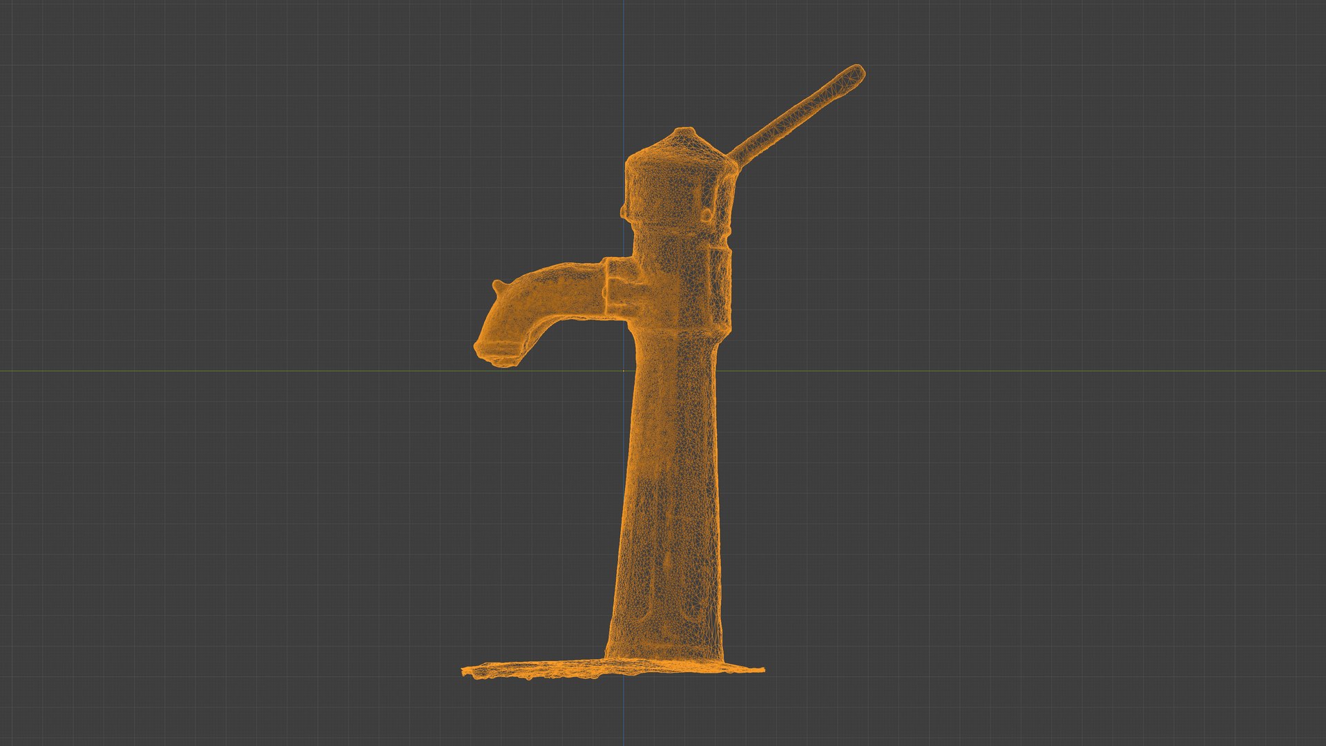 3D Scan Of Old Outdoor Cast Iron Hand Water Pump 3D Model - TurboSquid ...
