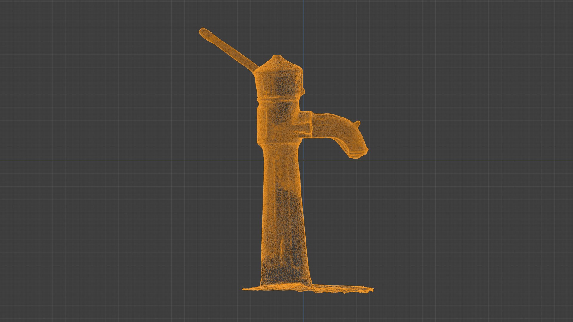 3D Scan Of Old Outdoor Cast Iron Hand Water Pump 3D Model - TurboSquid ...