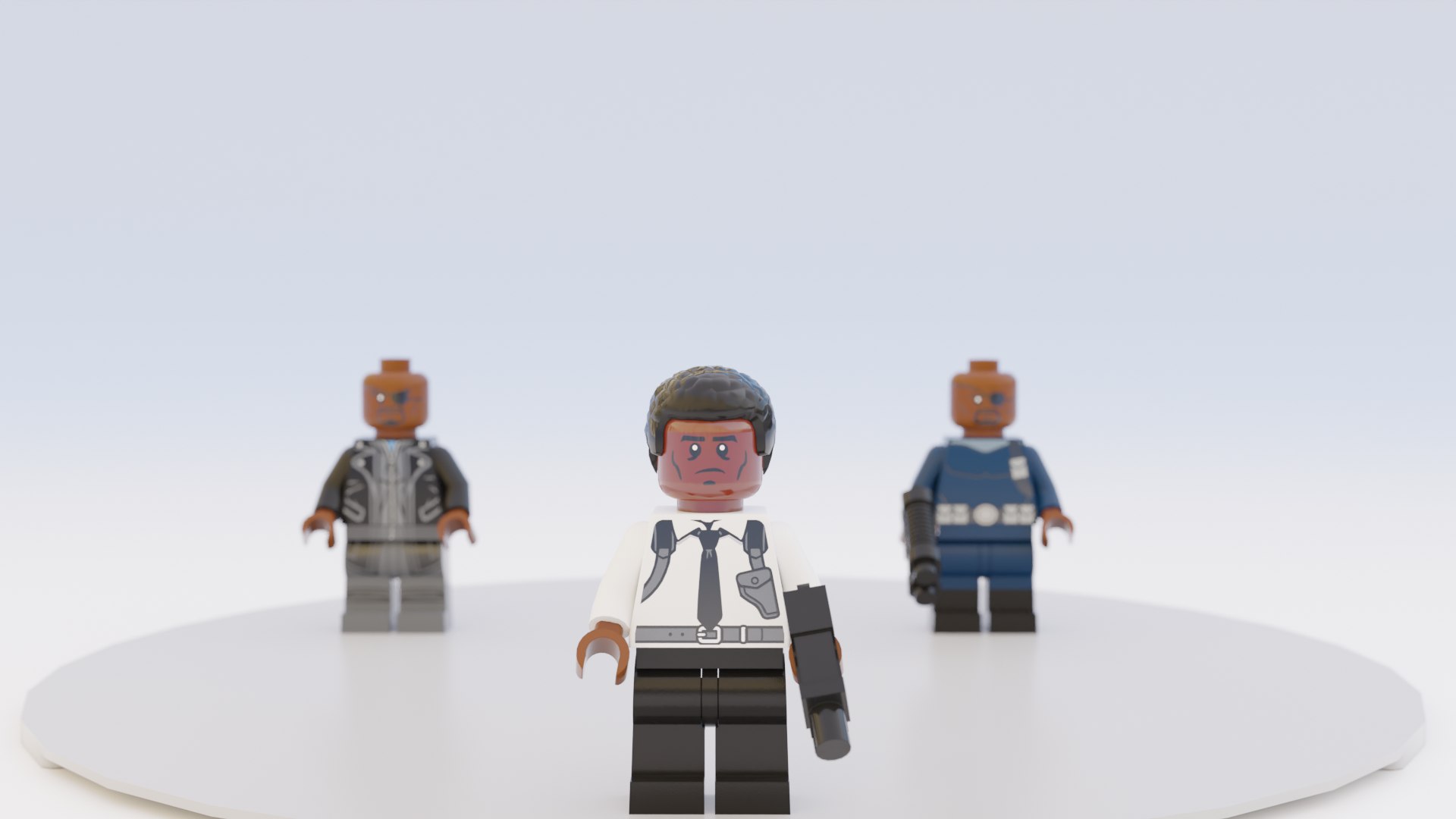 Lego Nick Fury Mini Pack 3D Model - TurboSquid 1988516