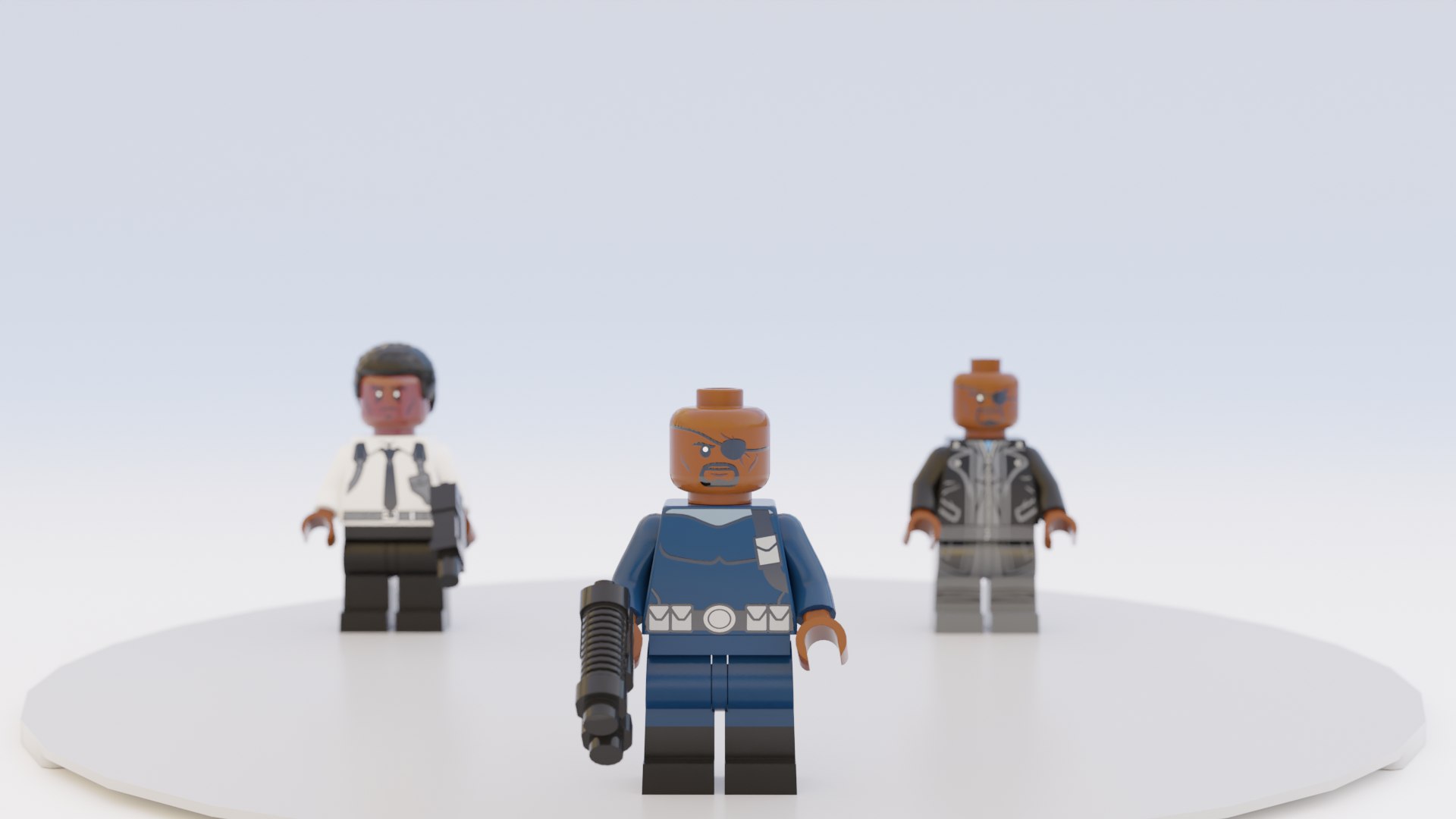 Lego Nick Fury Mini Pack 3D Model - TurboSquid 1988516