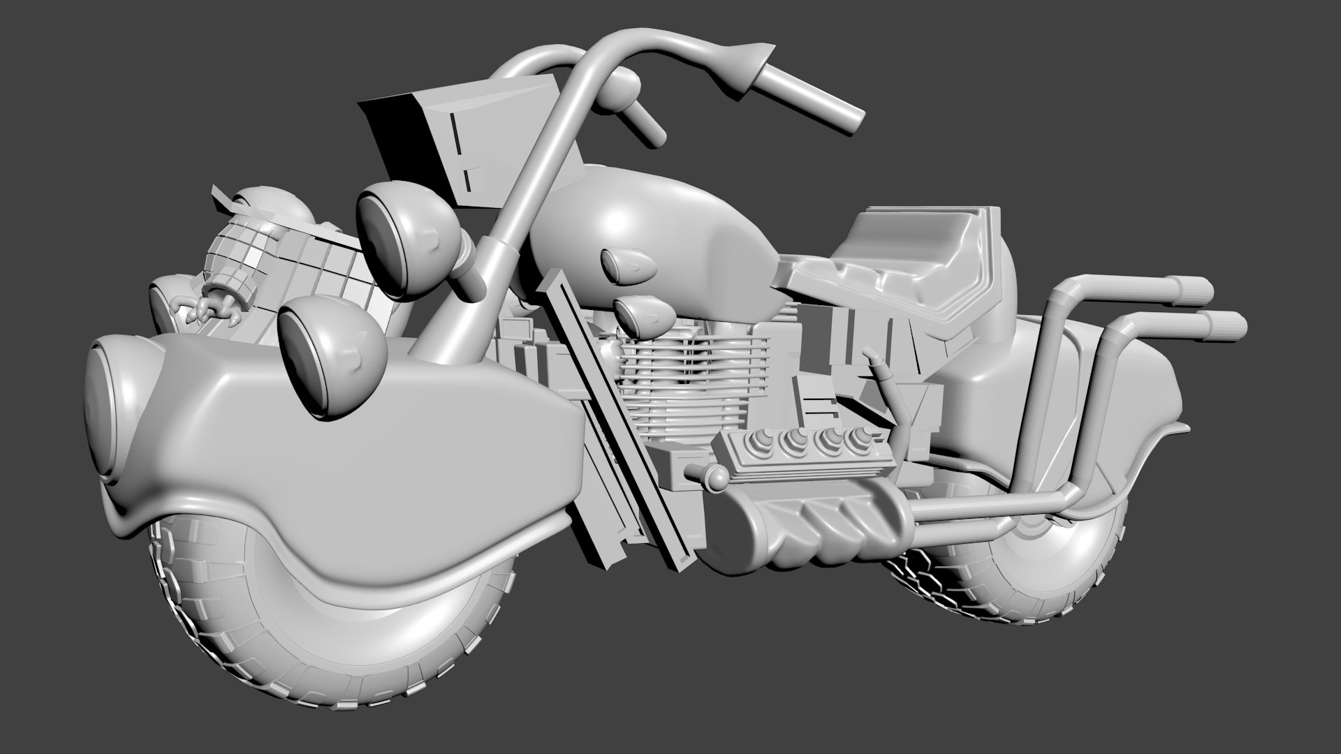 3D Judge Dredd Lawmaster Model - TurboSquid 1334491