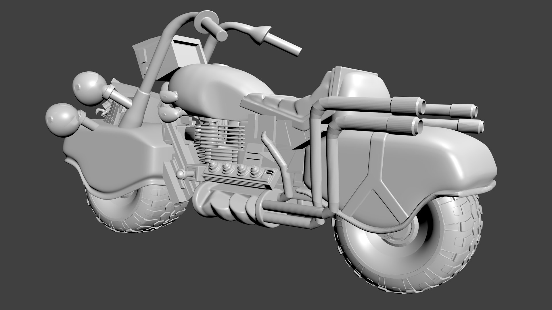 3D Judge Dredd Lawmaster Model - TurboSquid 1334491