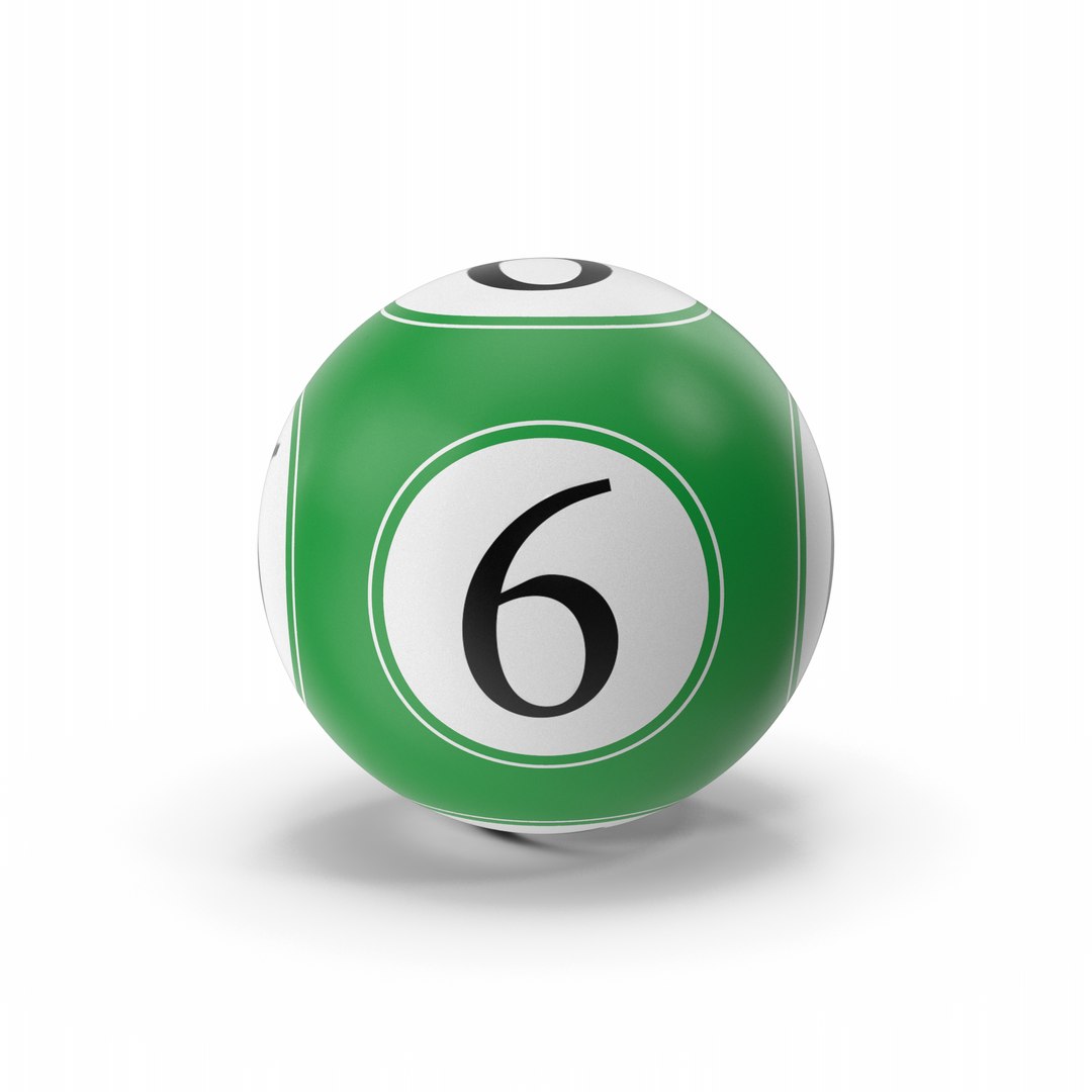 Bingo Ball 6 3D Model - TurboSquid 2259504