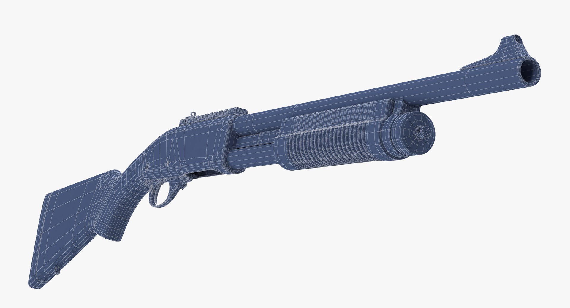 shotgun gun 3d model