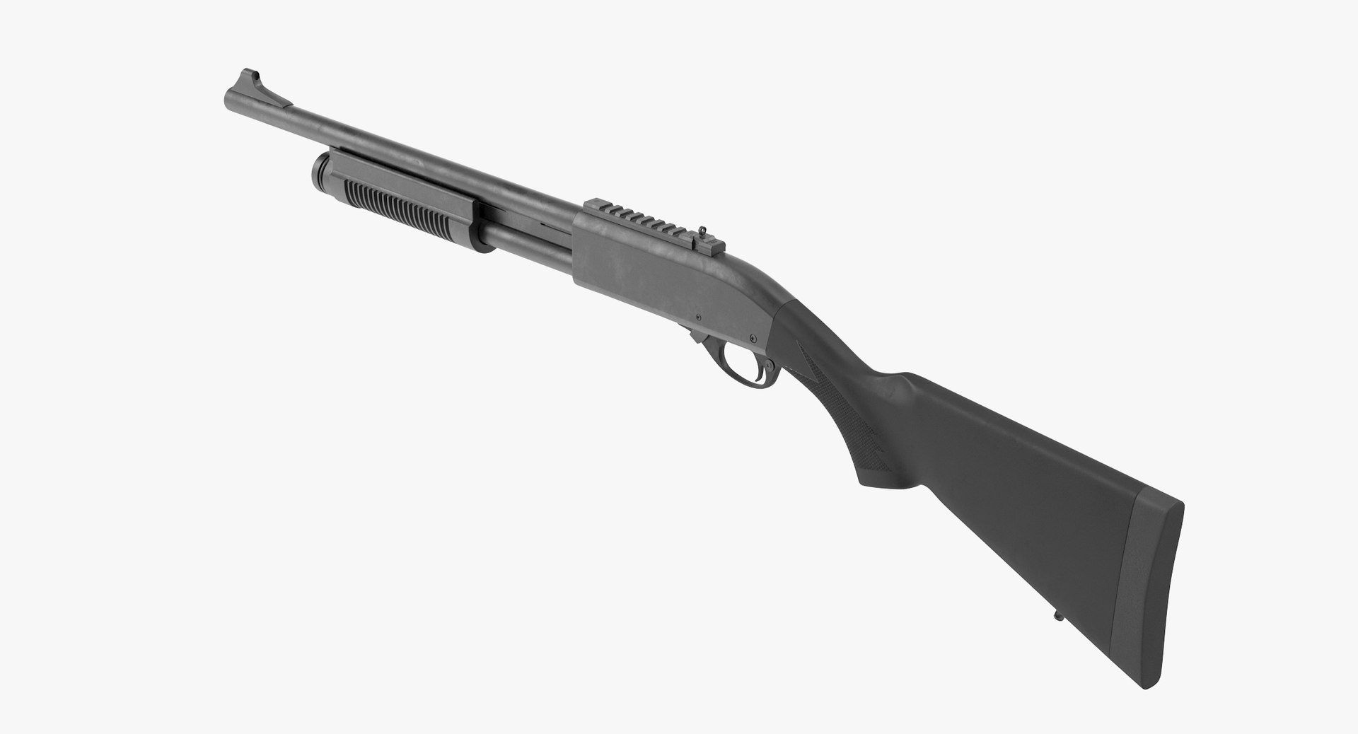 shotgun gun 3d model