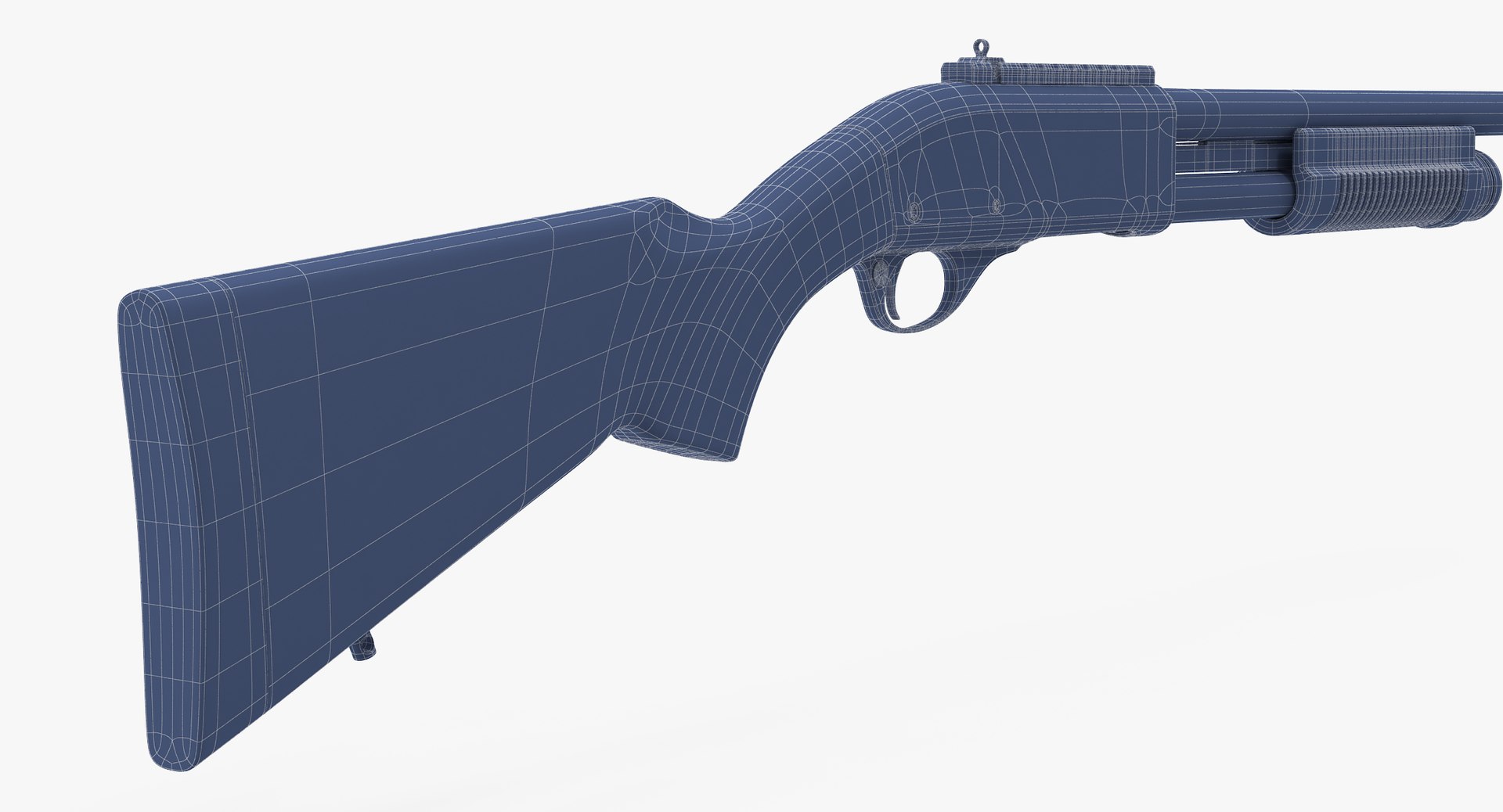 shotgun gun 3d model