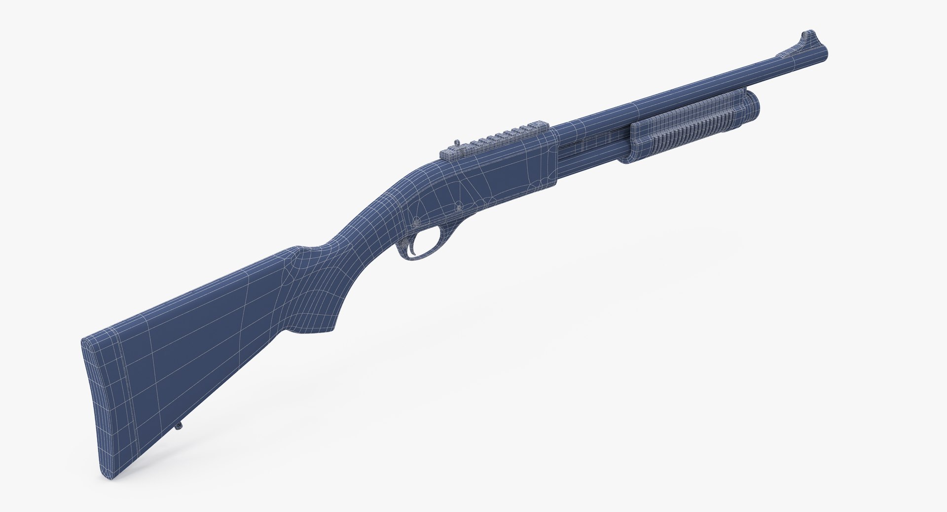 shotgun gun 3d model