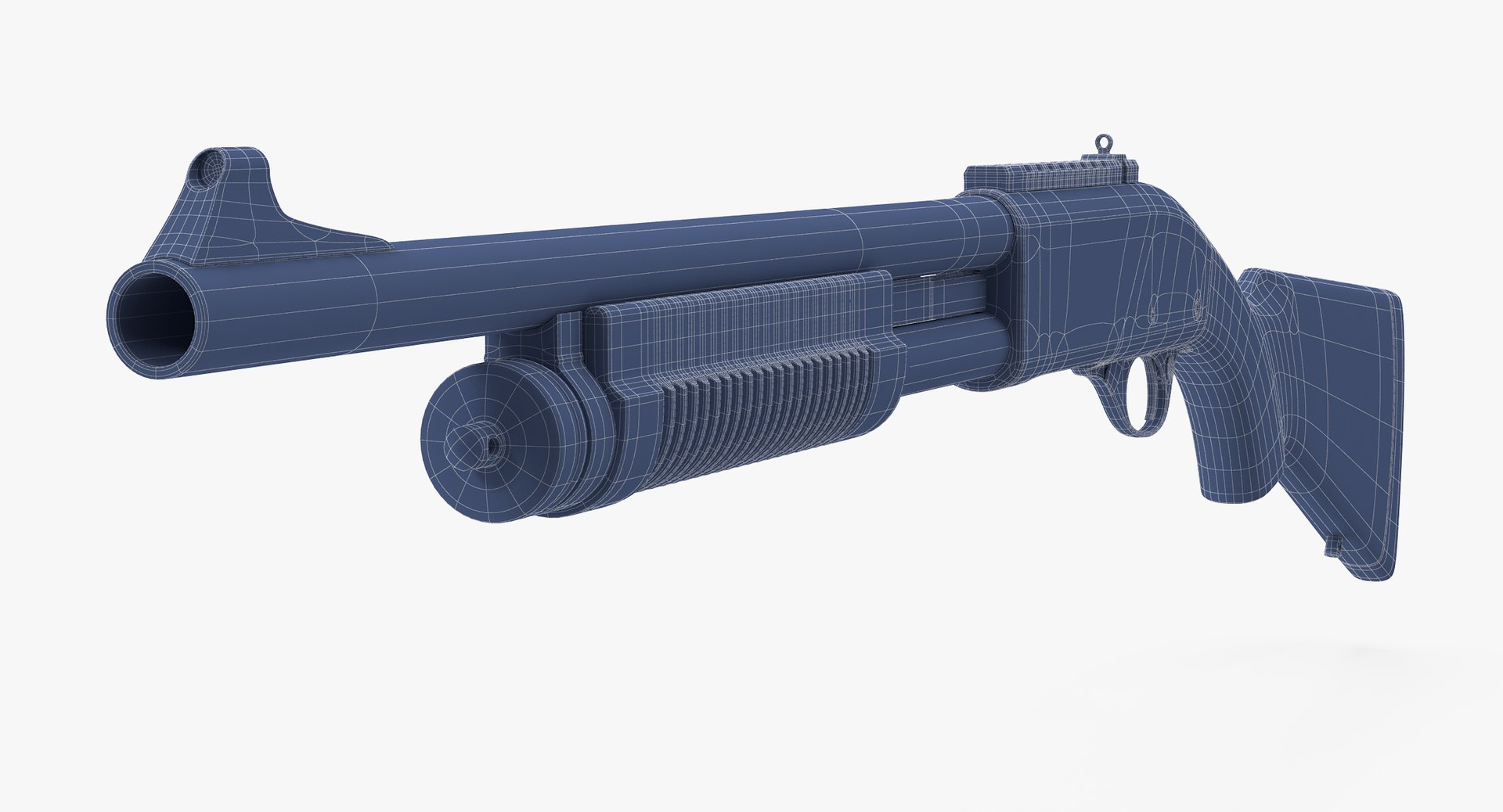 shotgun gun 3d model