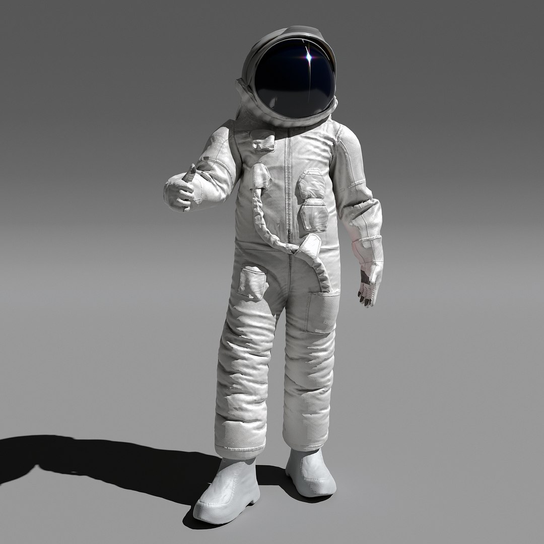 Astronaut Pbr 3d Model