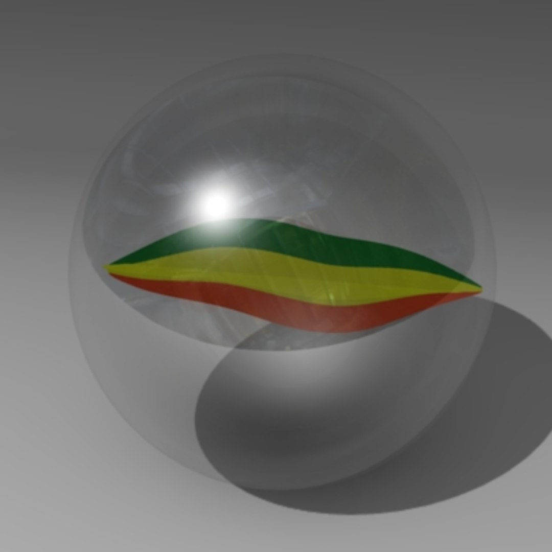 3d Model Glass Ball