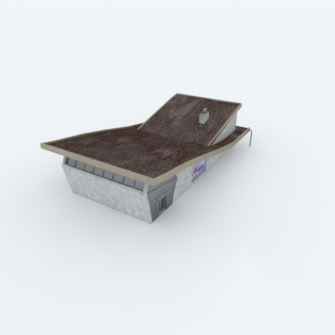 3d Model Modern Supermarket