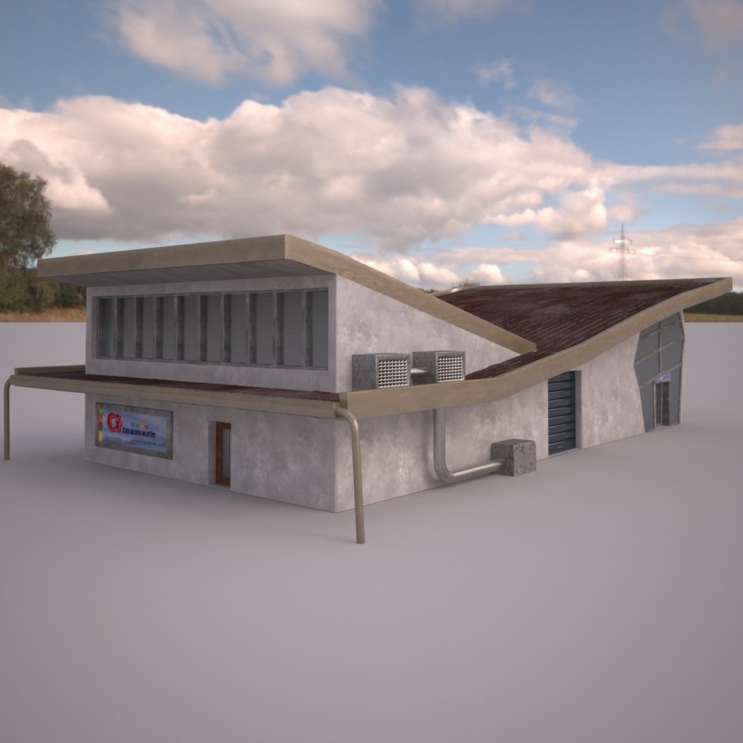 3d Model Modern Supermarket