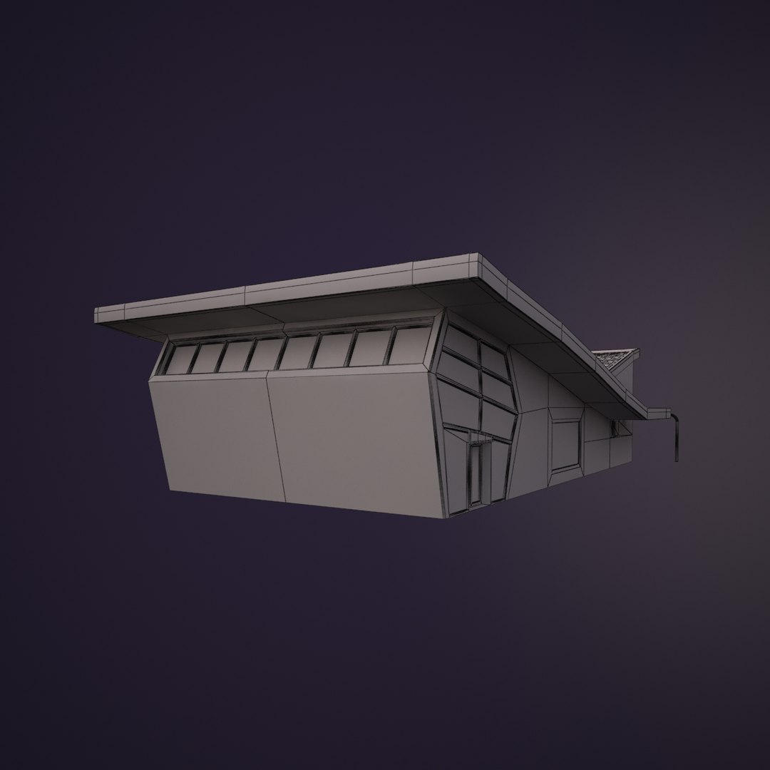 3d Model Modern Supermarket