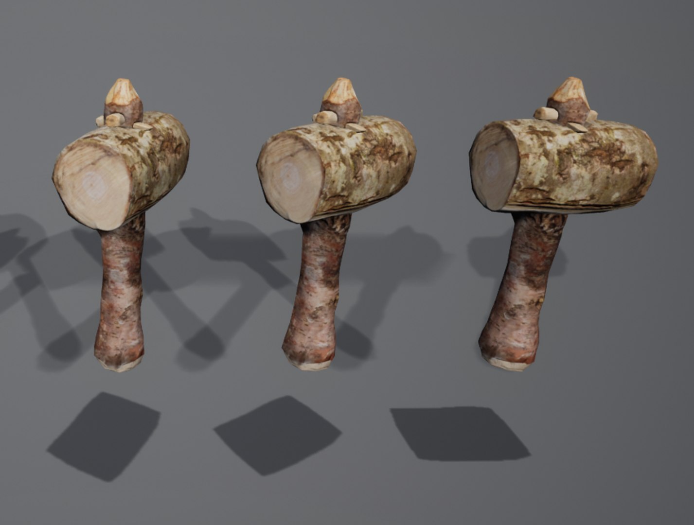 One Handed Wooden Hammer Model - TurboSquid 1723990