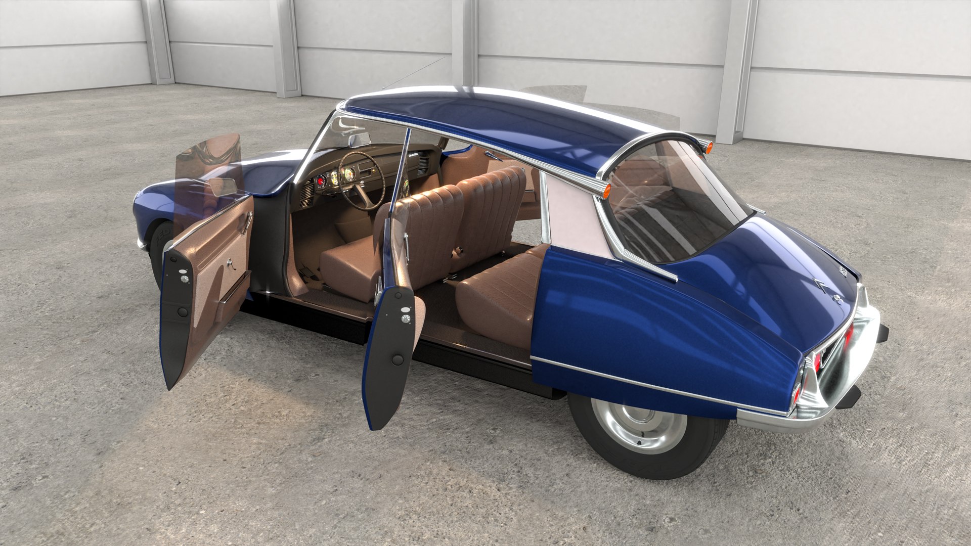 Citroen Ds - 1974 3D Model - TurboSquid 1171619