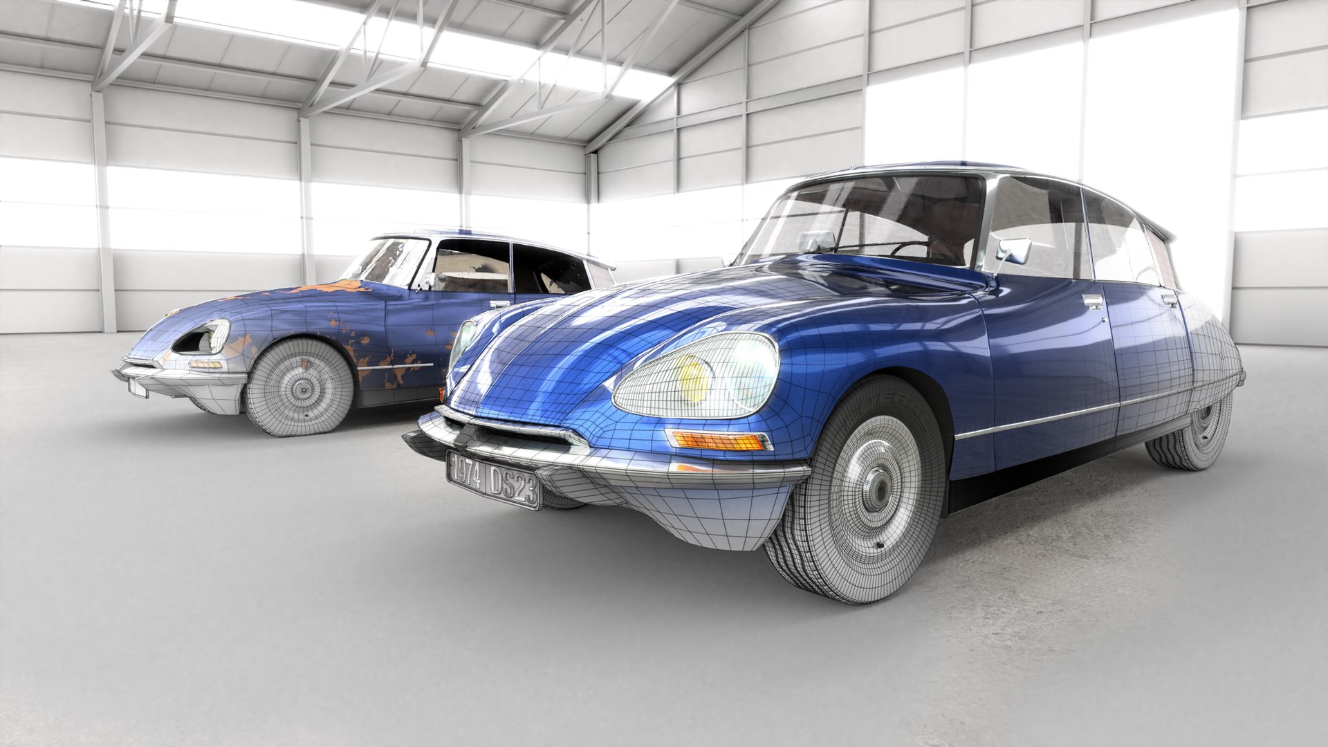 Citroen Ds - 1974 3D Model - TurboSquid 1171619