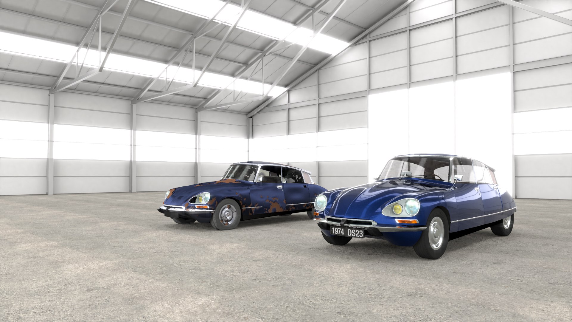 Citroen Ds - 1974 3D Model - TurboSquid 1171619
