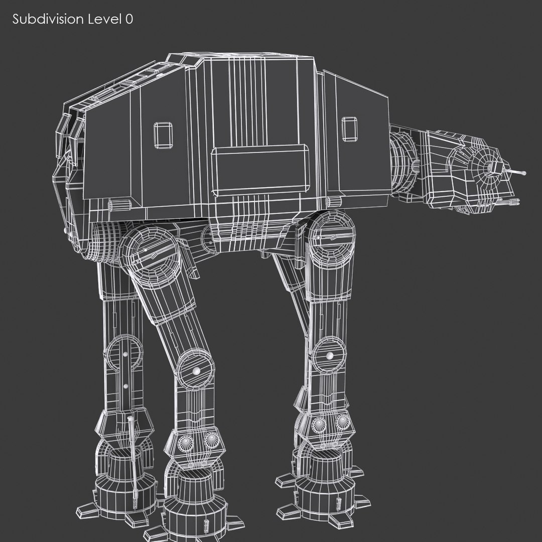 3d At-at Walker Model
