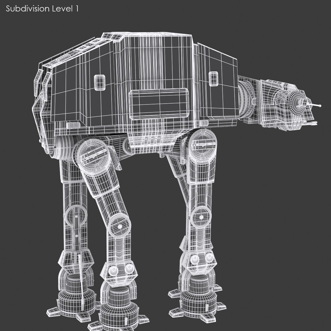 3d At-at Walker Model