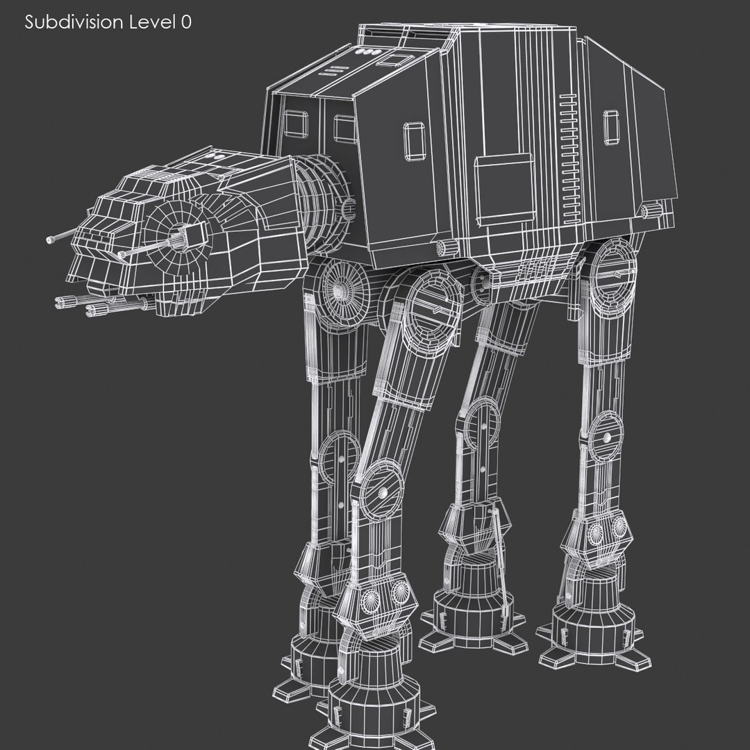 3d At-at Walker Model