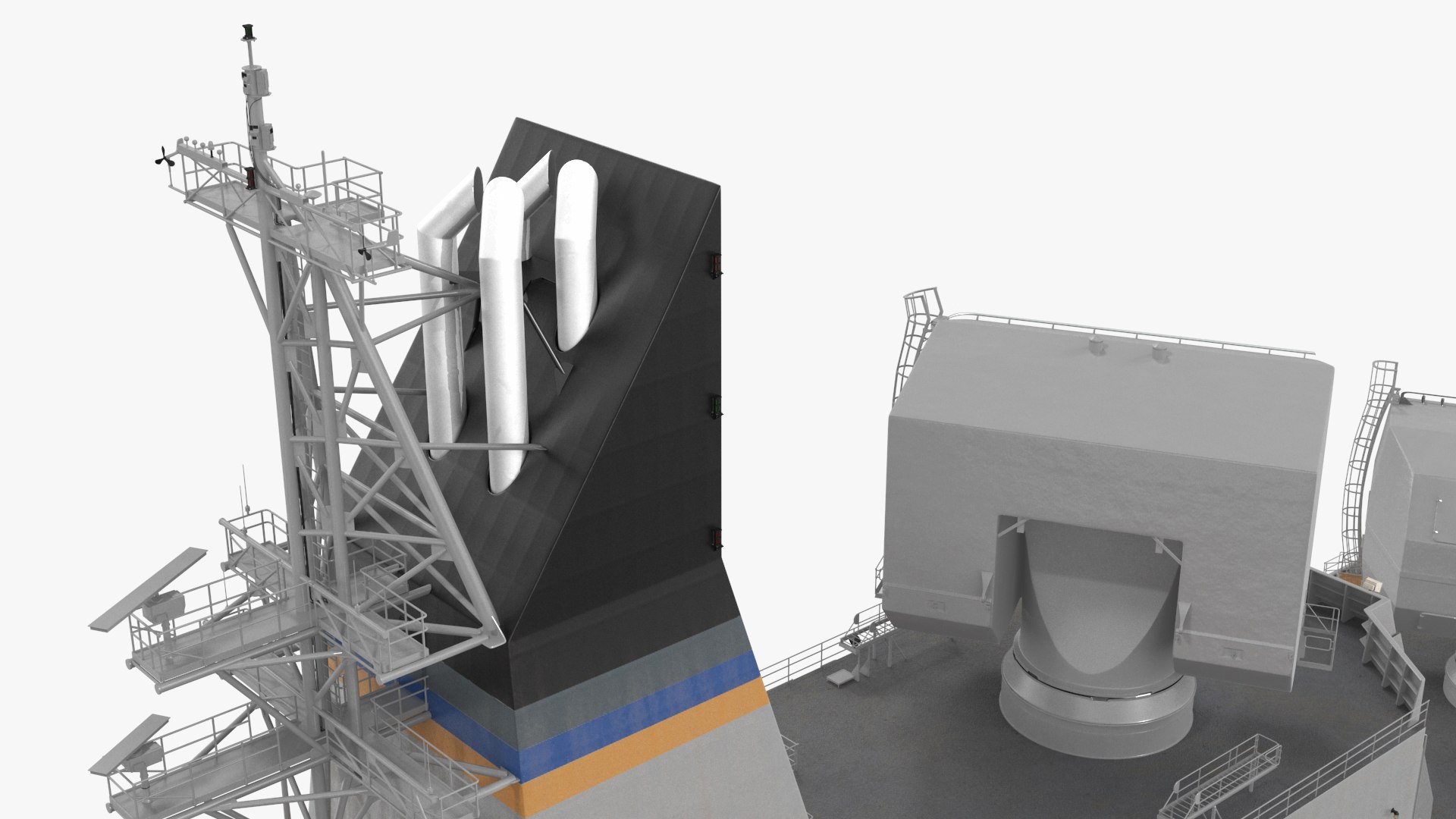 3D Model USNS Howard O Lorenzen Ship Rigged - TurboSquid 2146895