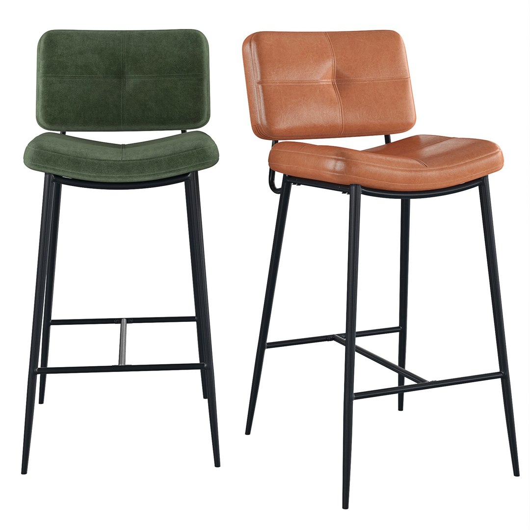 3D Bar Stool Armless - TurboSquid 2071235