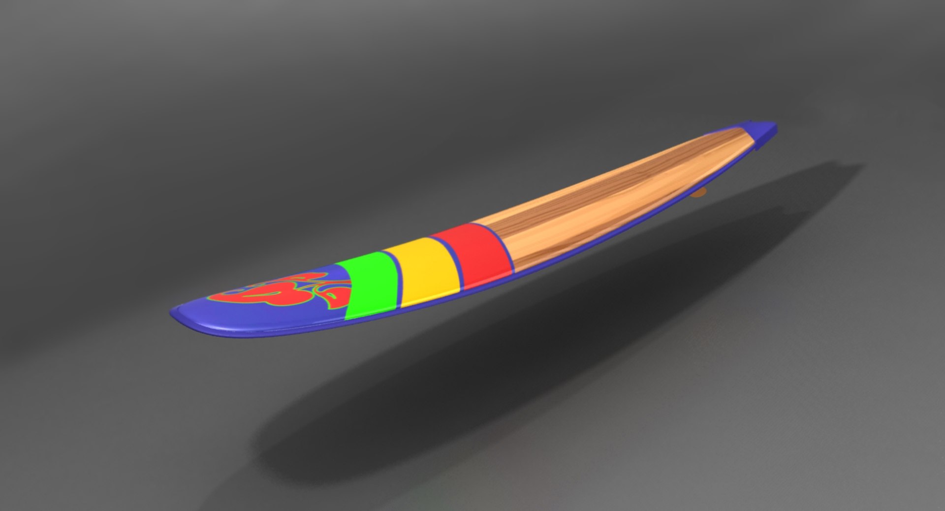 3d Model Surfboard Colors