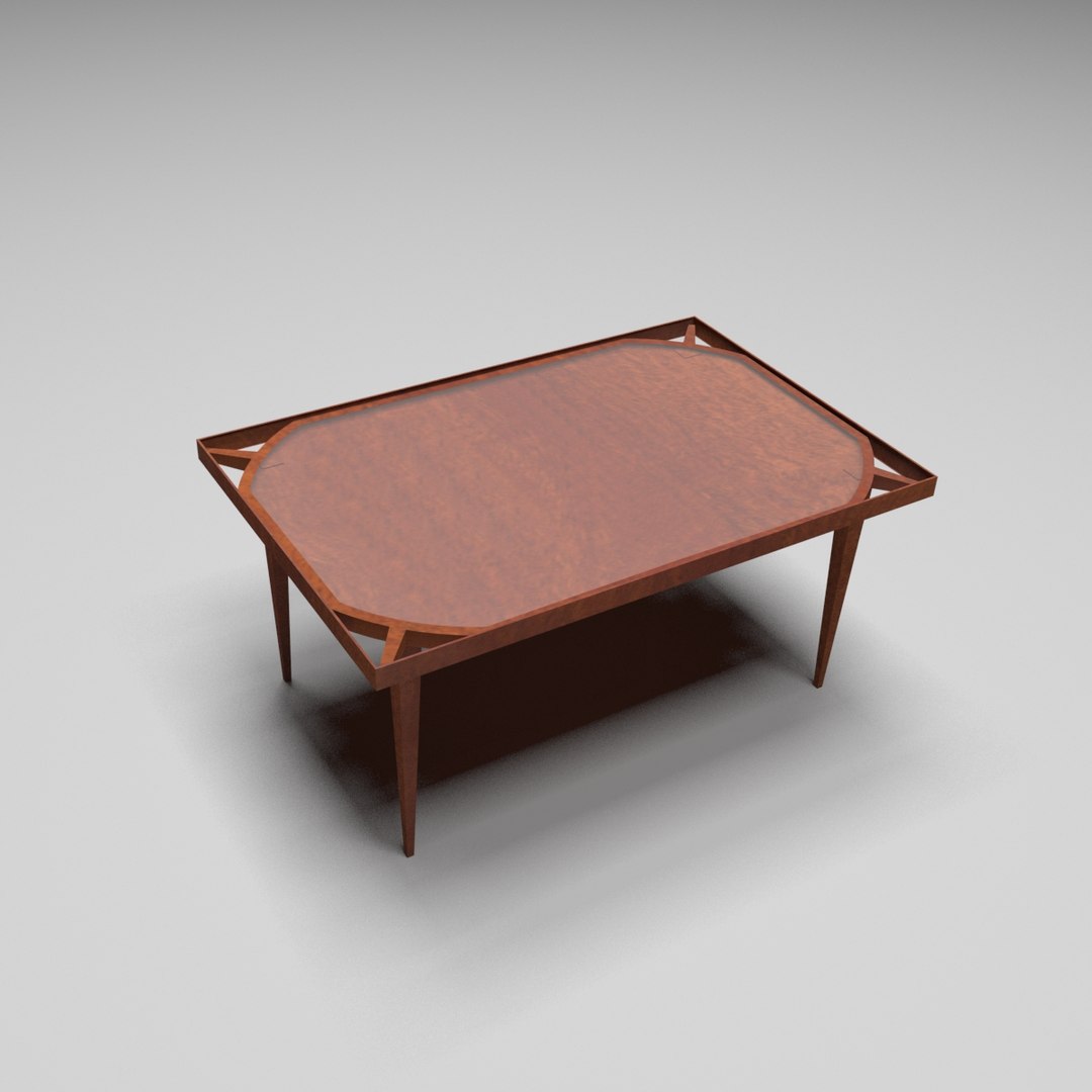 Tea Table Model - TurboSquid 1213375