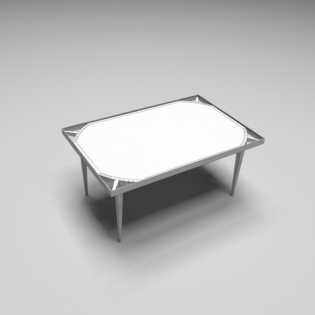 Tea Table Model - TurboSquid 1213375