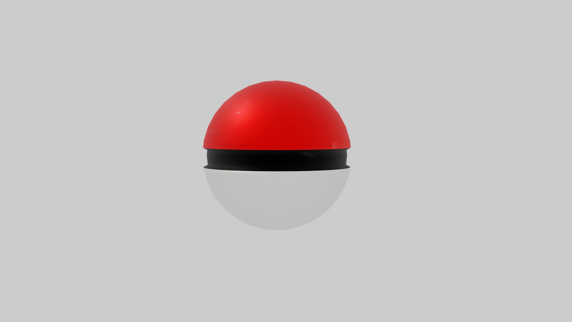 Low Poly Pokeball Pokemon 3D Model - TurboSquid 1951874