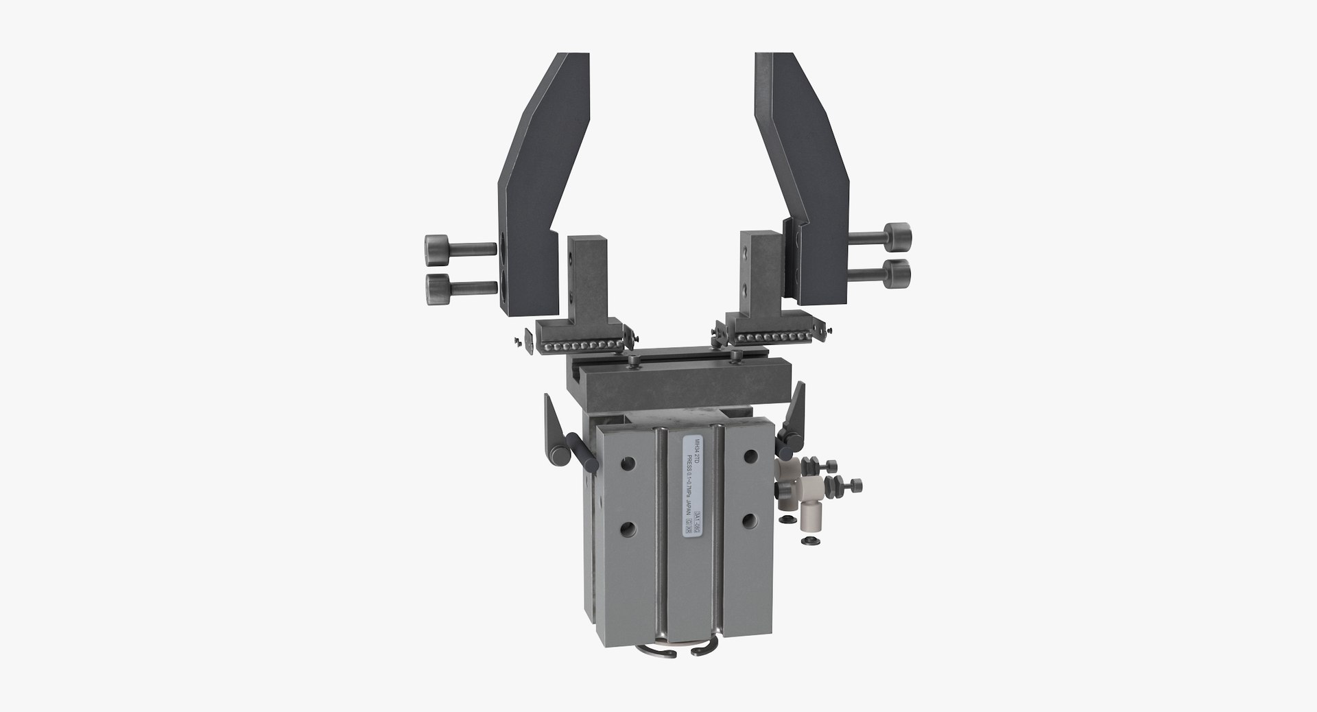 Parallel Gripper 3D Model - TurboSquid 2002707