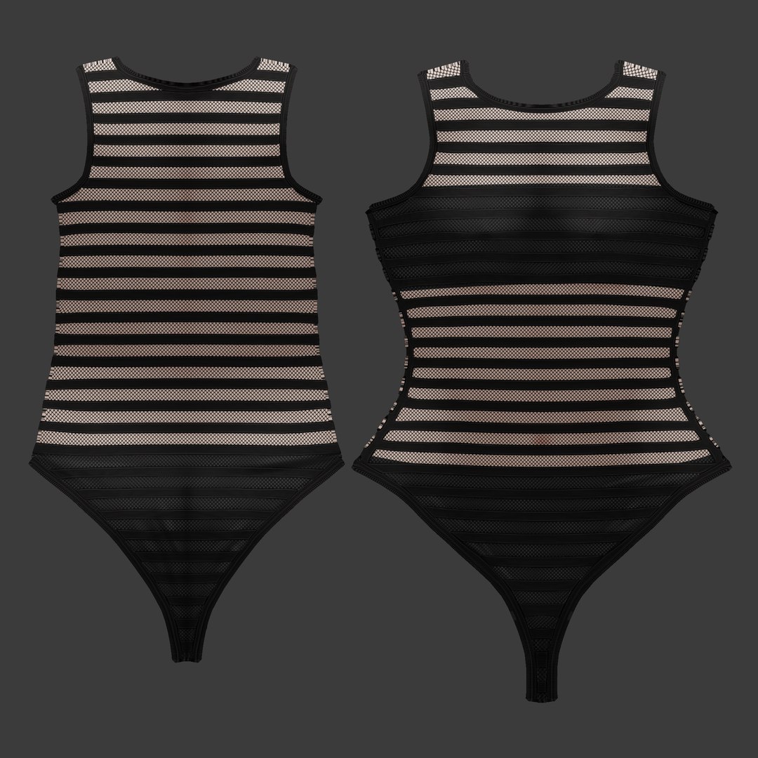 Transparent Effect Body Suit 3D Model - TurboSquid 1972778