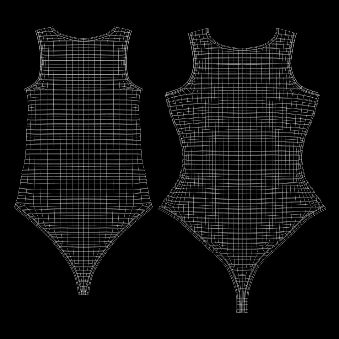 Transparent Effect Body Suit 3D Model - TurboSquid 1972778