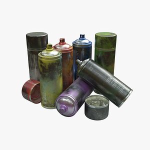 3d model of spray paint