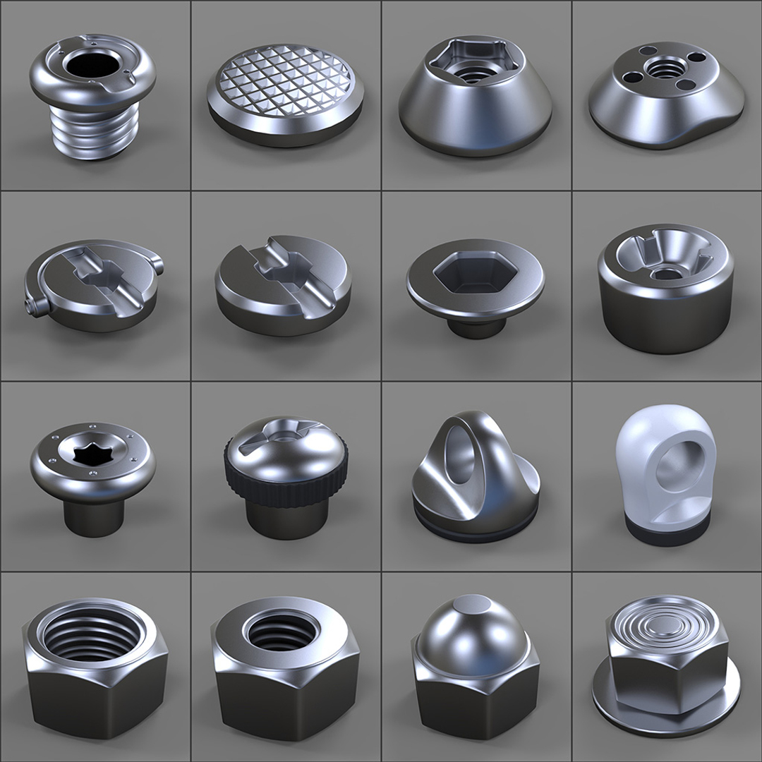 canisters bolts knobs cables max