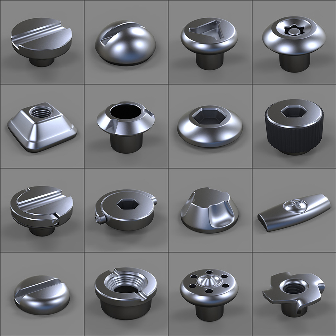 canisters bolts knobs cables max