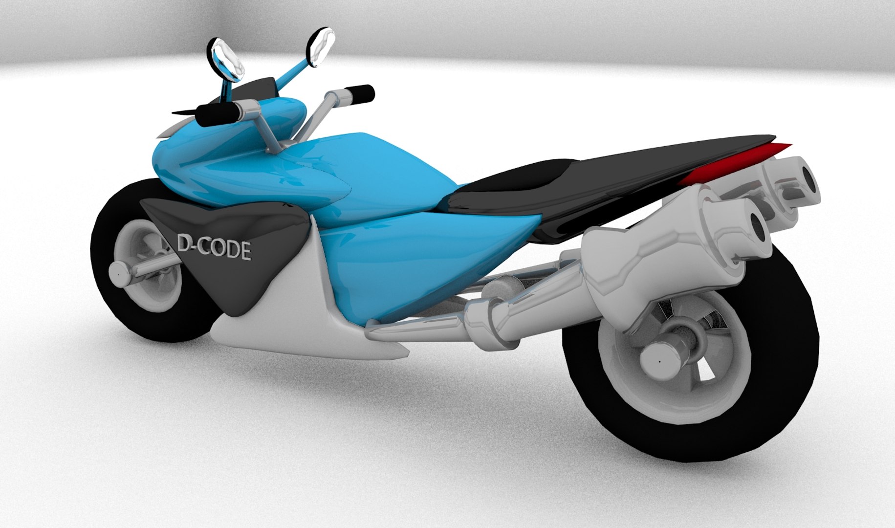 3d Racing Bike Model