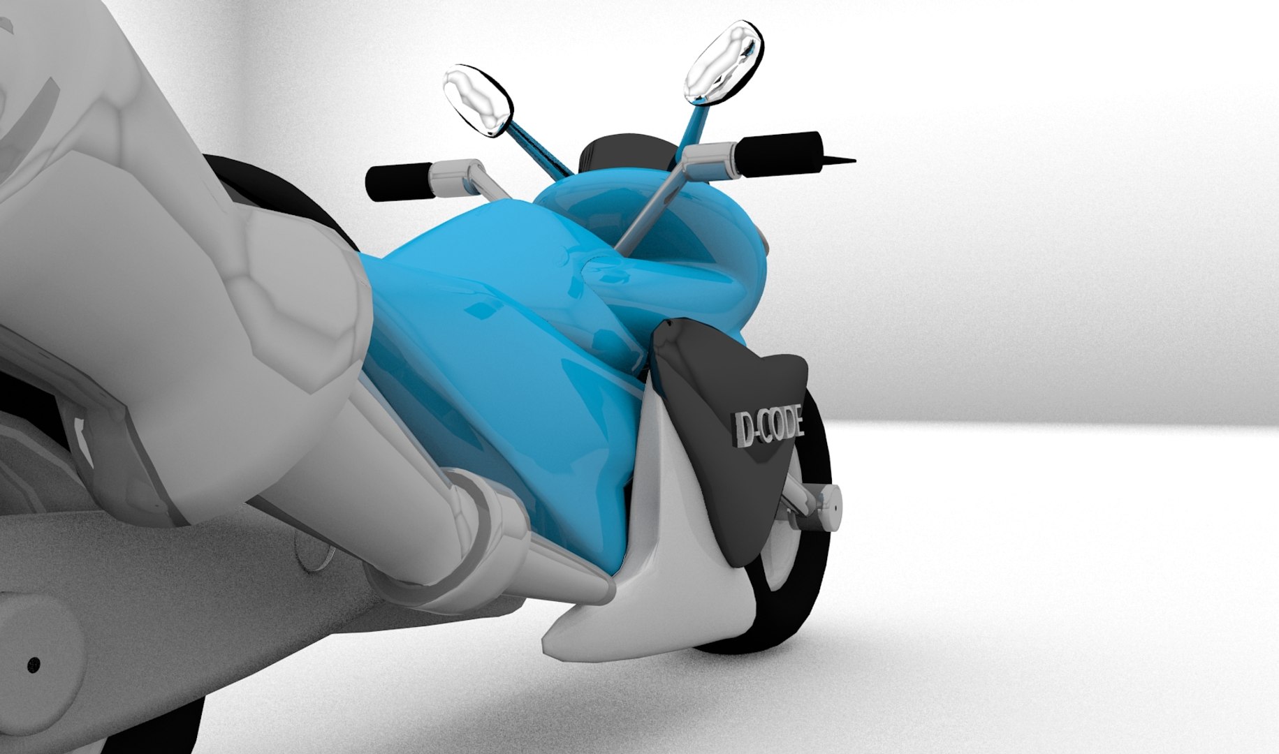 3d Racing Bike Model