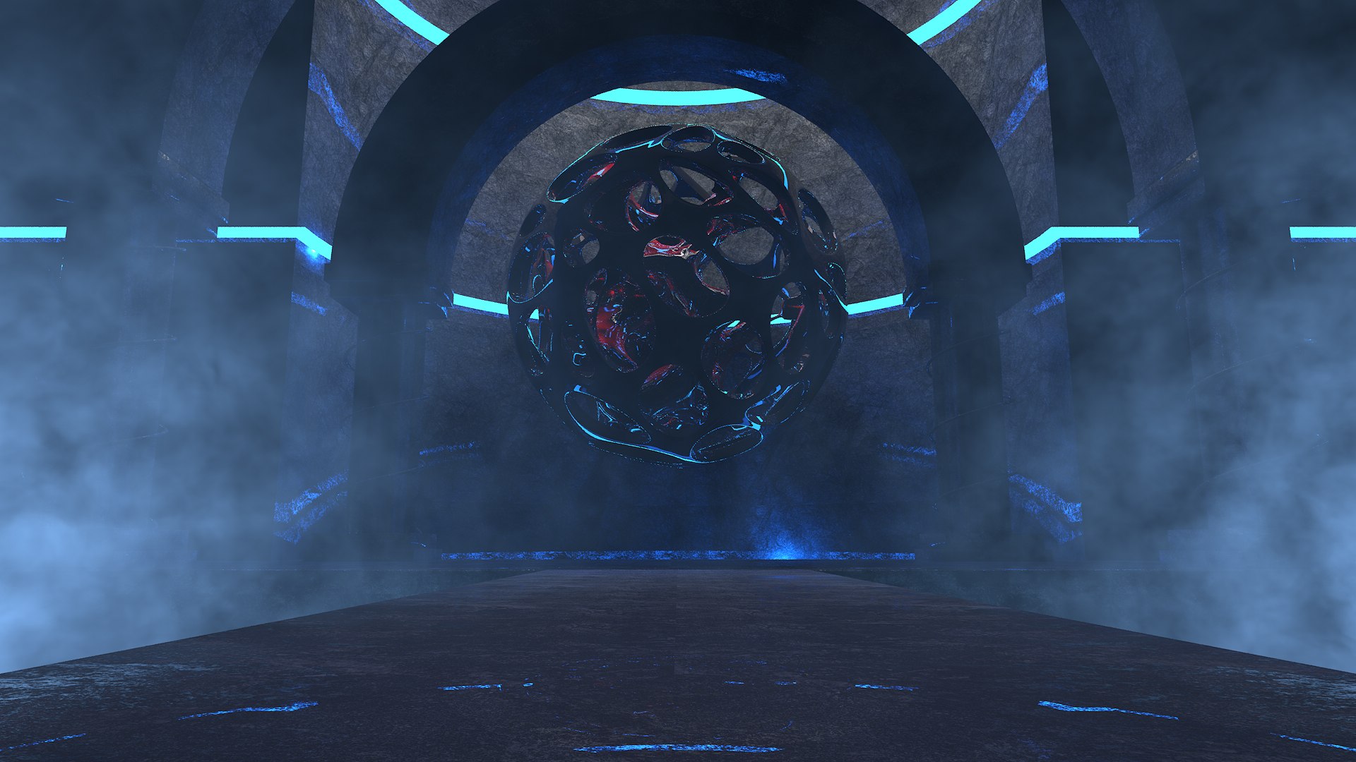 3D Model Concepts Dark Occult Temple - TurboSquid 1466480