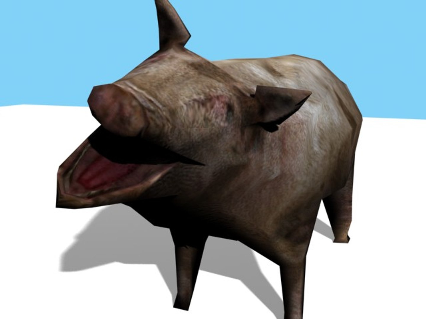 Pig Games 3d Model