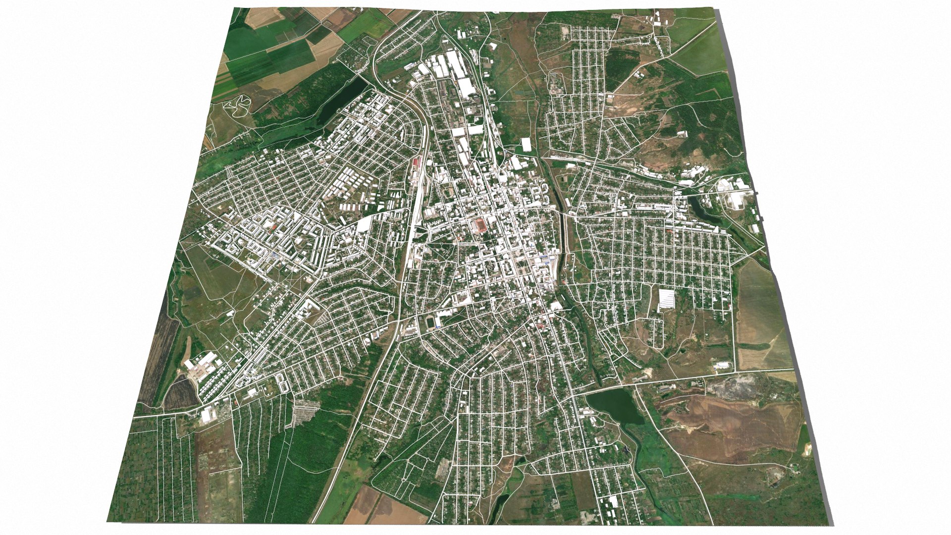 3D Model Cityscape Bakhmut Ukraine - TurboSquid 2143906