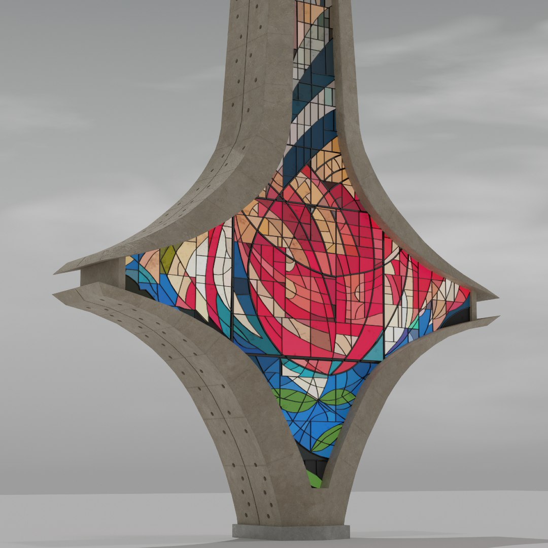 3D The Damascene Sword Monument - TurboSquid 1961635