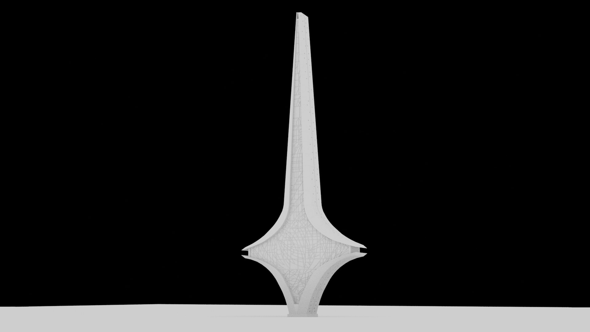 3D The Damascene Sword Monument - TurboSquid 1961635