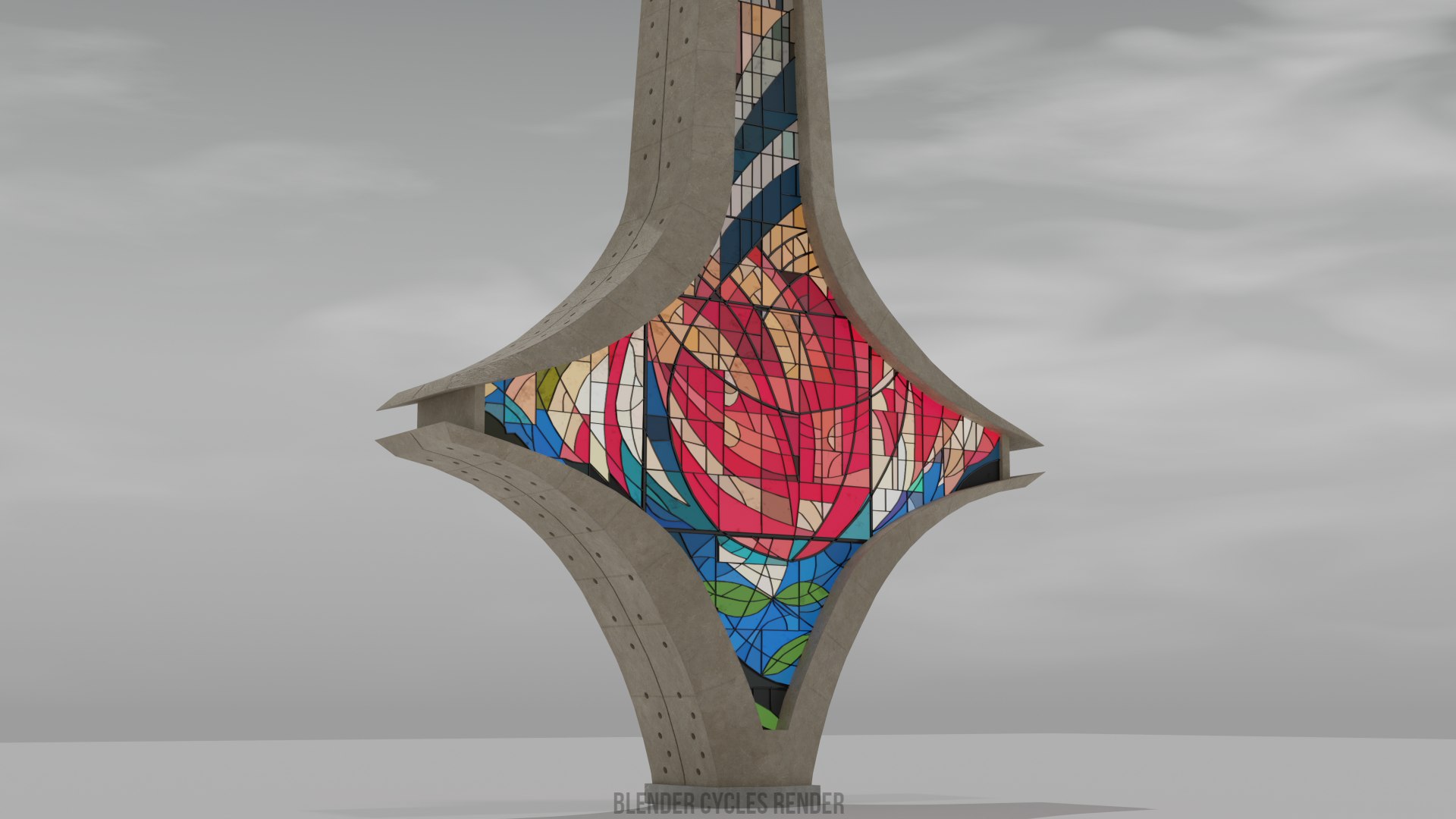 3D The Damascene Sword Monument - TurboSquid 1961635