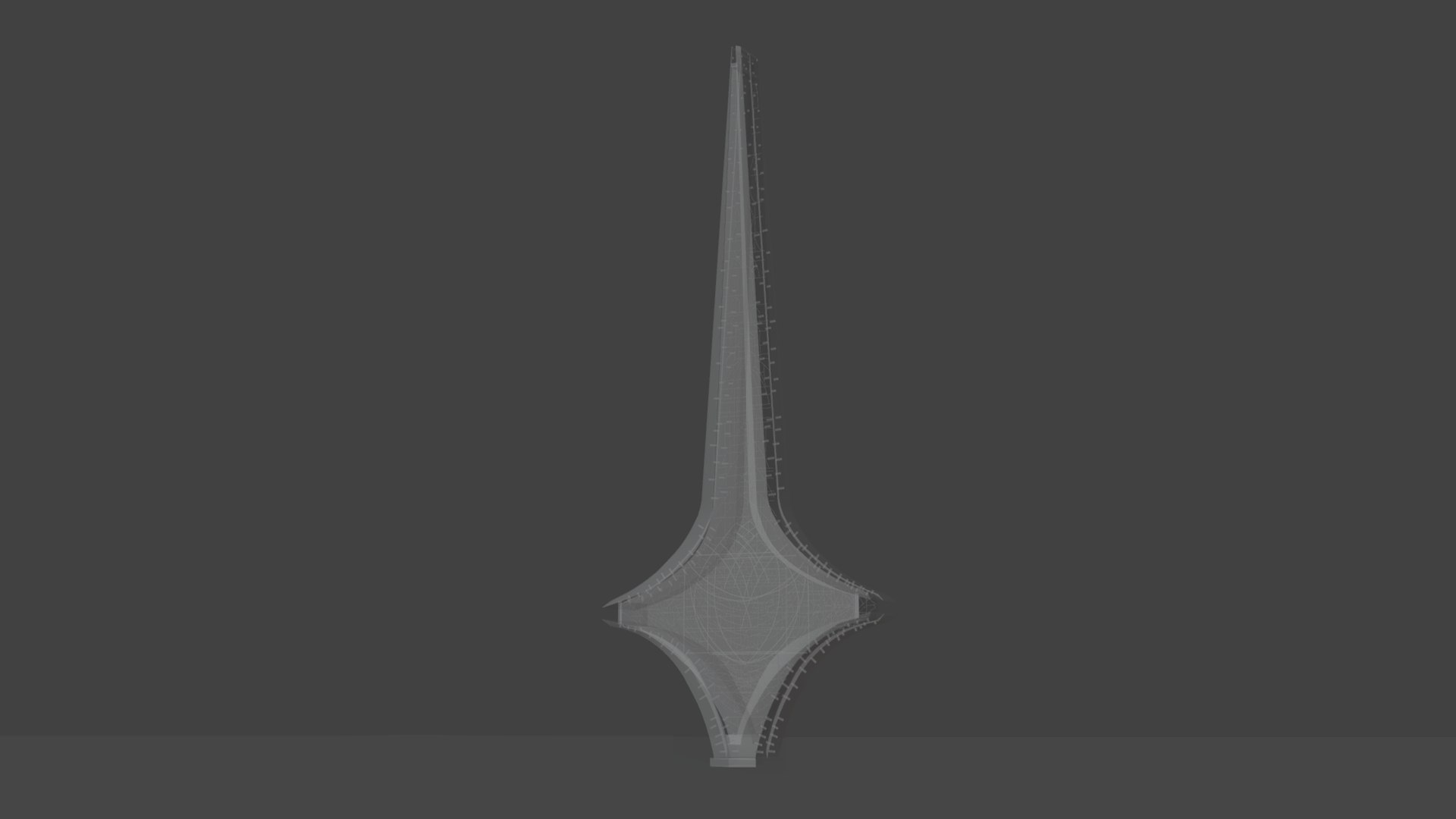 3D The Damascene Sword Monument - TurboSquid 1961635