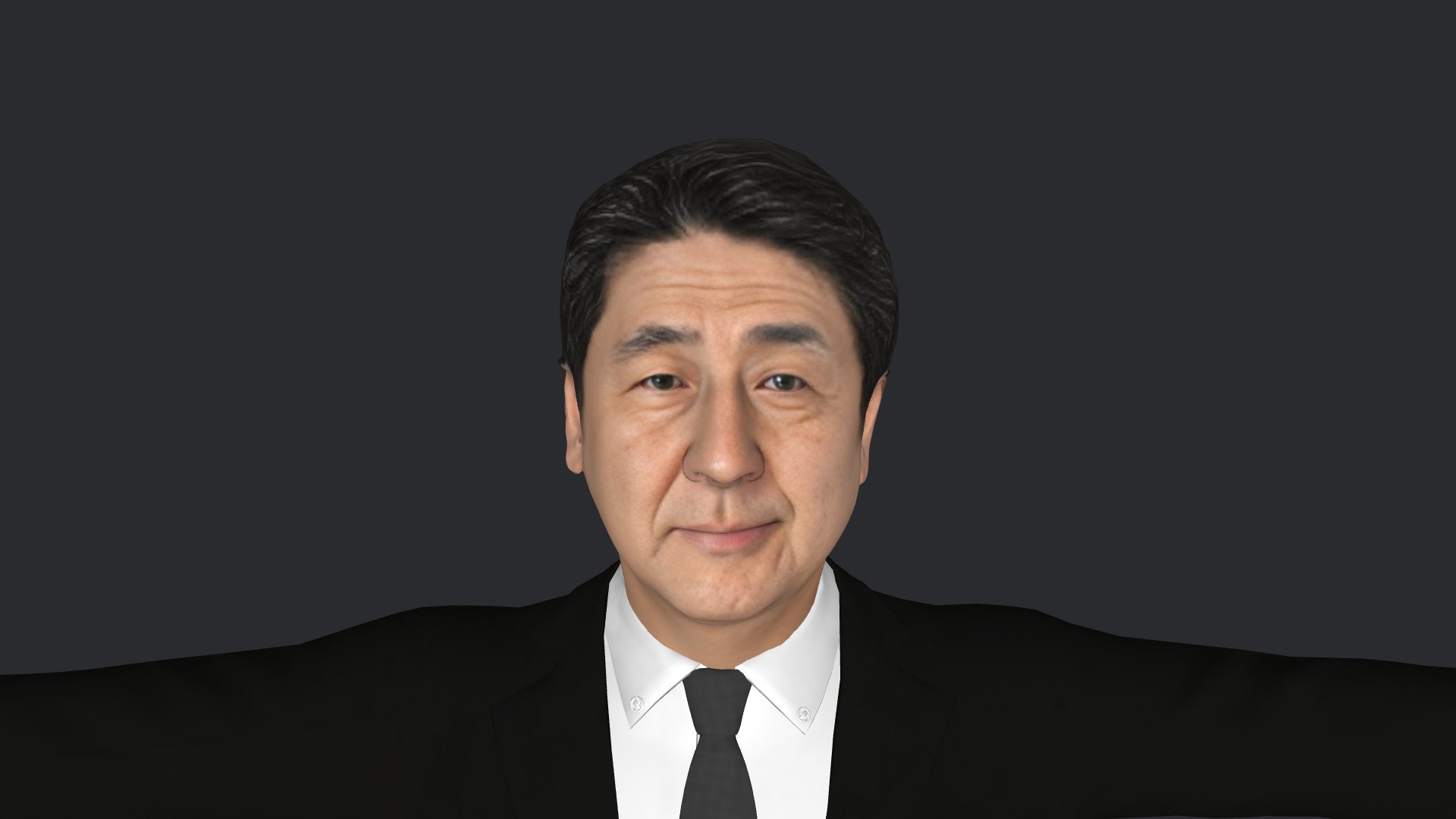 Shinzo Abe Hyper Realistic Full Body Fully Rigged 3D Character 3D model ...