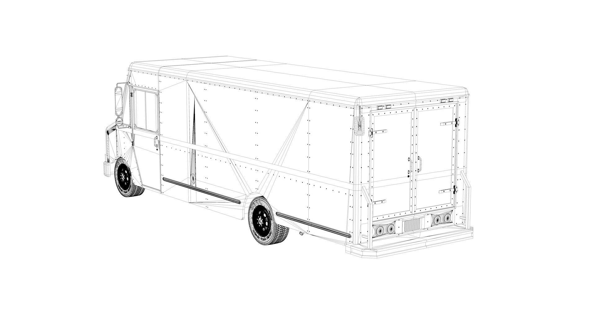 3D Boxvan Van - TurboSquid 1436563