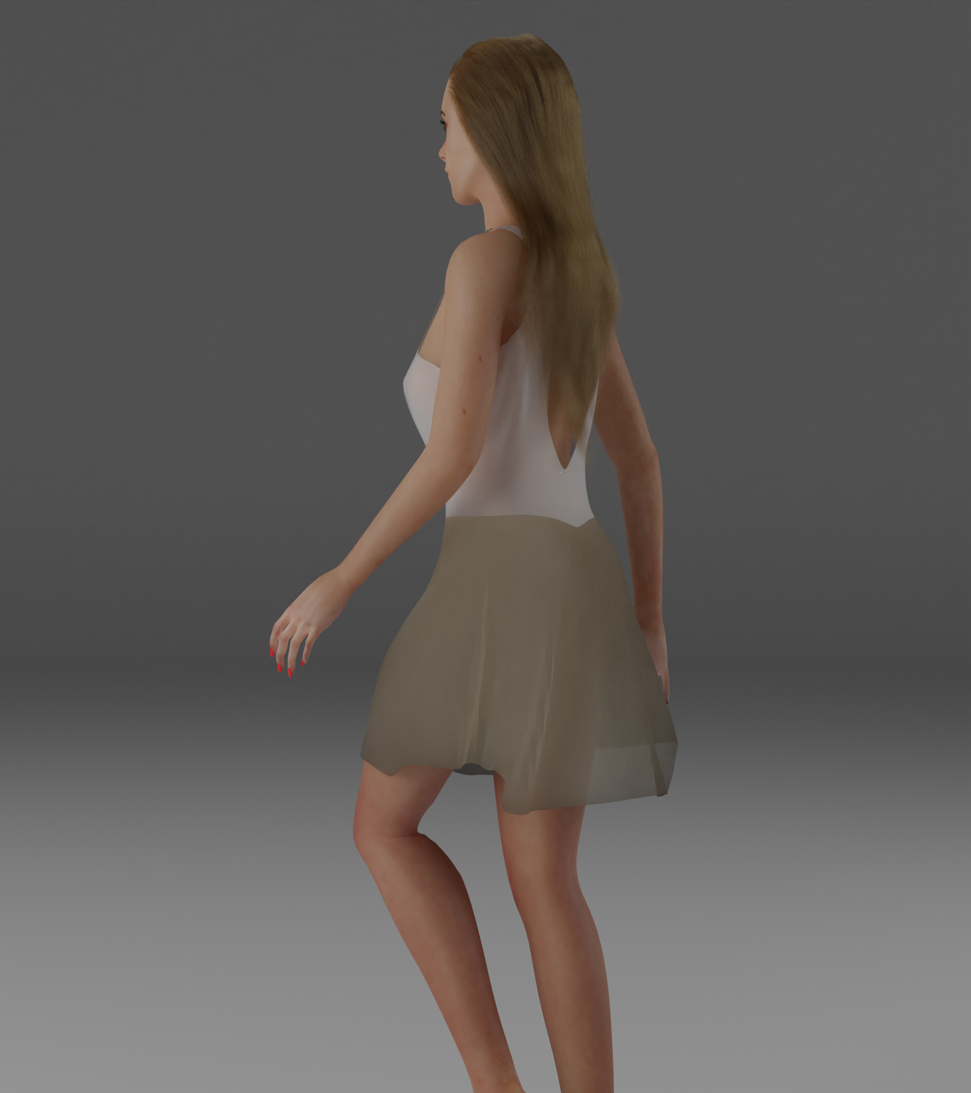 3D woman beautiful blonde model - TurboSquid 1702165