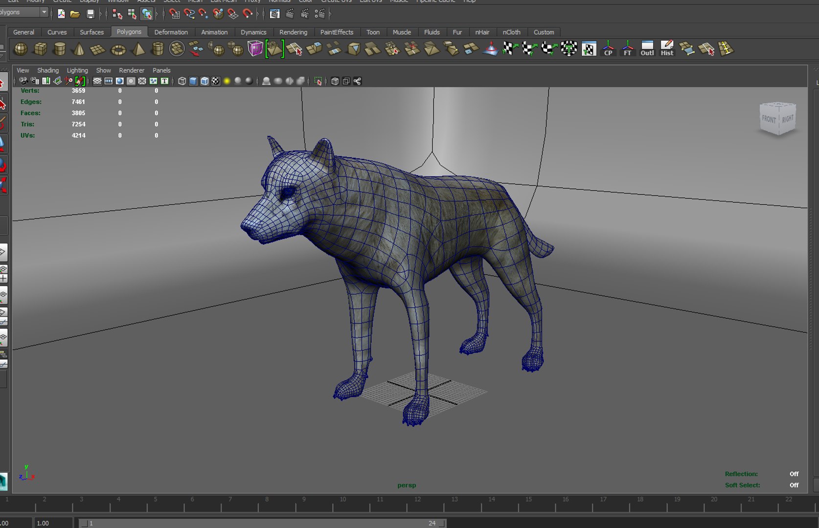 Wolf 3D model - TurboSquid 1202040